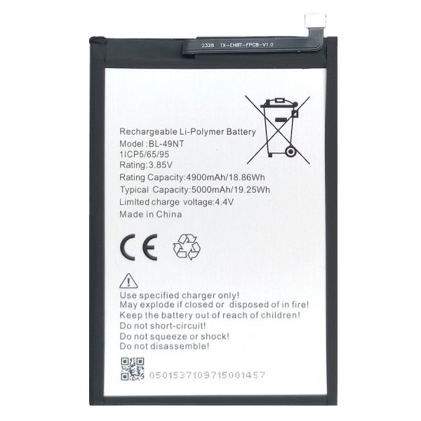 Аккумулятор Tecno BL-49NT, батарея для Tecno